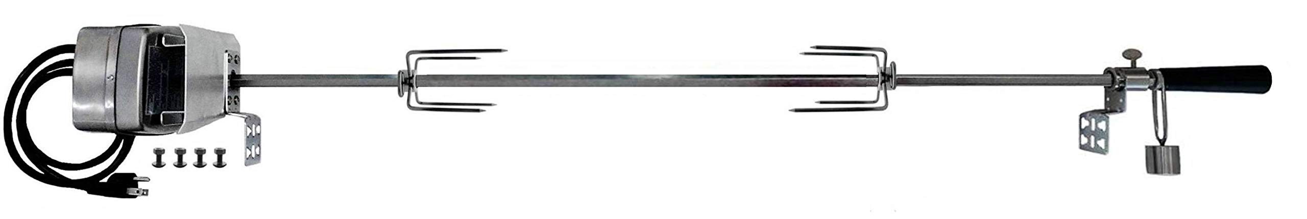 Buy OneGrill Heavy Duty Stainless Steel Universal Grill Rotisserie Kit ...