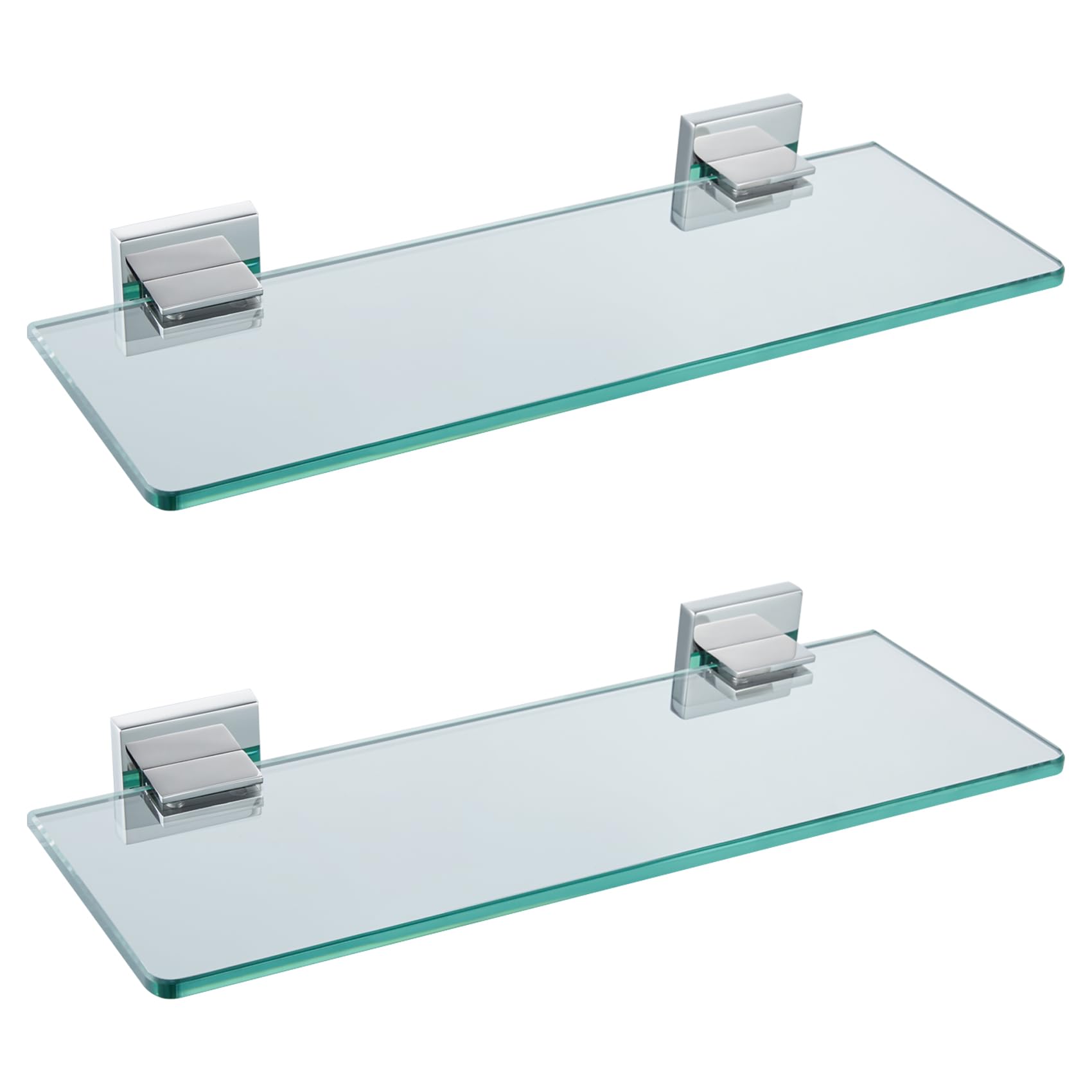 Amazon.com: KOKOSIRI Wall Shelves Floating Bathroom Glass Shelf for ...