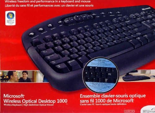 Microsoft Wireless Optical Desktop 1000 : Amazon.ca: Electronics