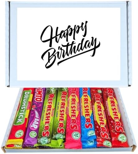 Happy Birthday Treat Box | Mixed Chew Bars Variety Pack 24 Pack Box ...