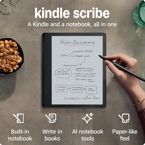 Amazon Kindle Scribe (16 GB) - Now write directly on books and ...