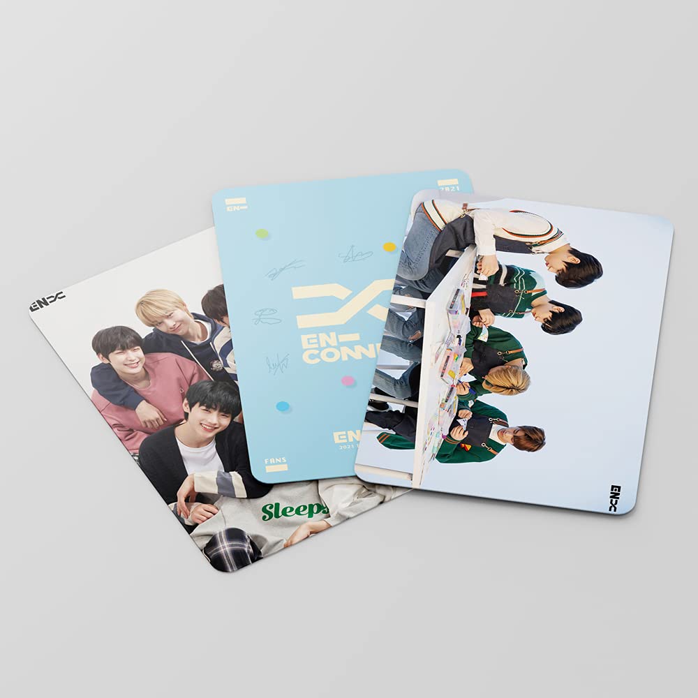 Buy Kpop ENHYPEN Photo Cards 55Pcs ENHYPEN 2021 Lomo Cards ENHYPEN EN ...