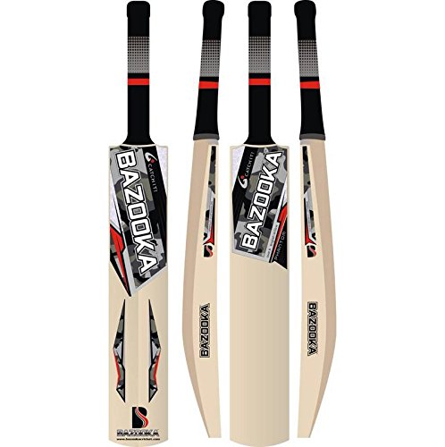 Bazooka Phantom English Willow Cricket Bat : Amazon.in: Sports, Fitness ...