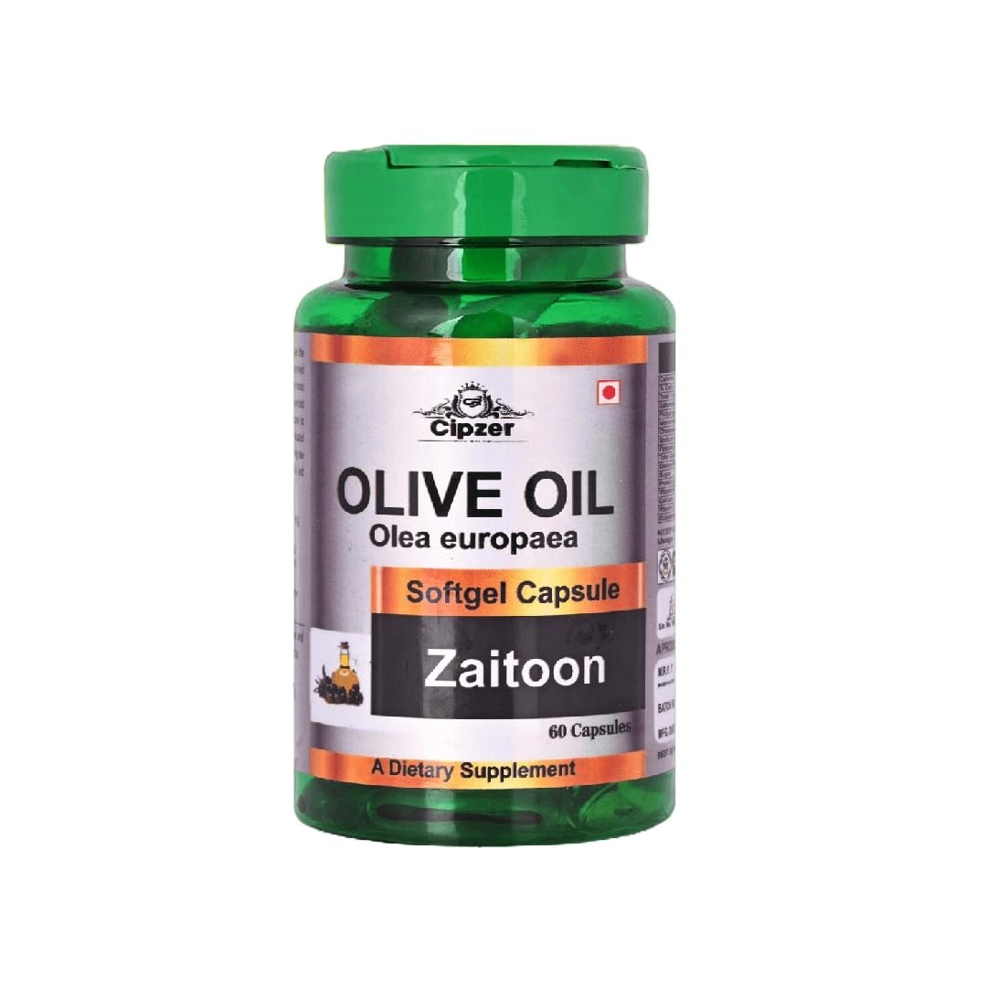 Cipzer Olive Oil Capsule Omega 3 Olive Oil, Heart, Skin, Joint ...