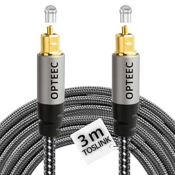 opteec® - Optical Audio Cable - 3M - Toslink Audio Optical Cable for ...