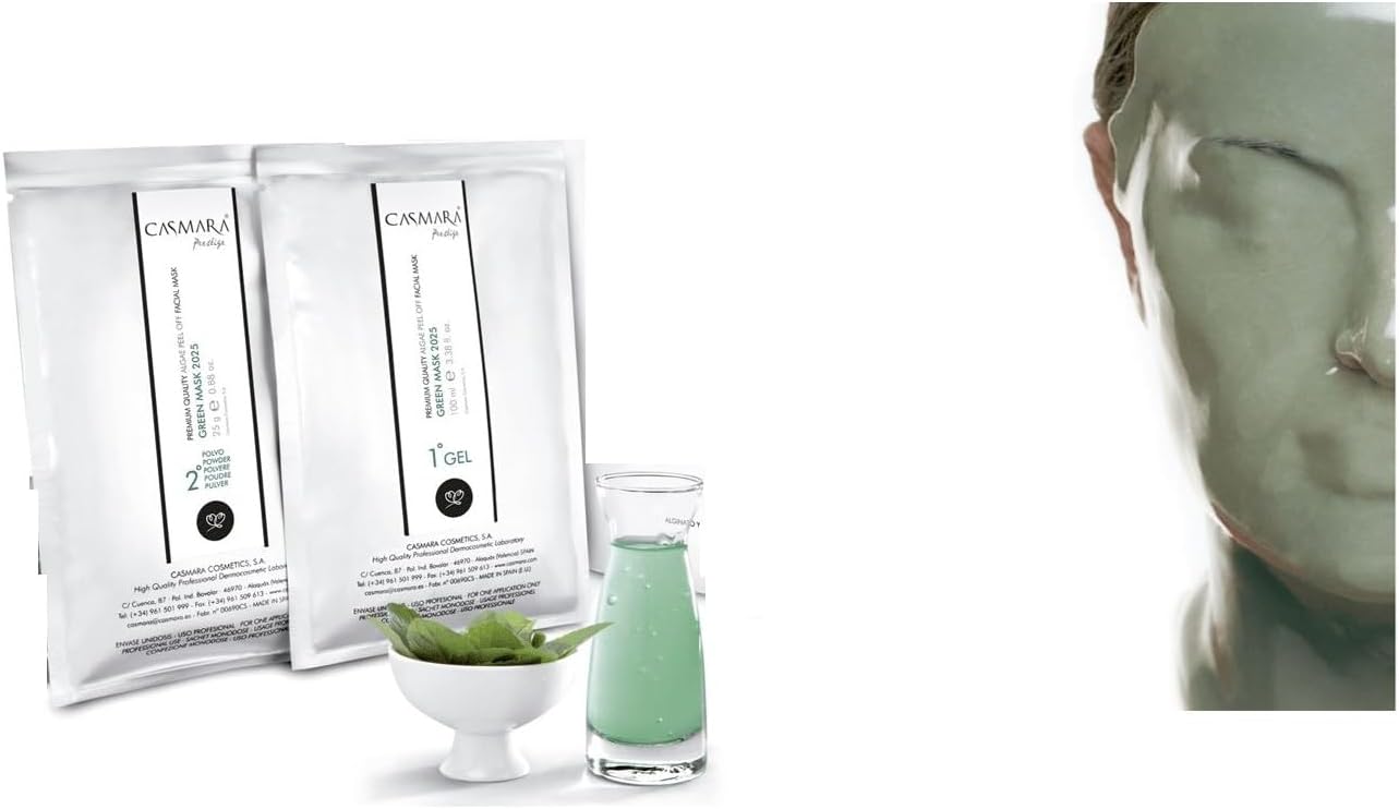 Amazon.com : Casmara Premium Quality Algae Peel Off Facial Masks 4.26 ...