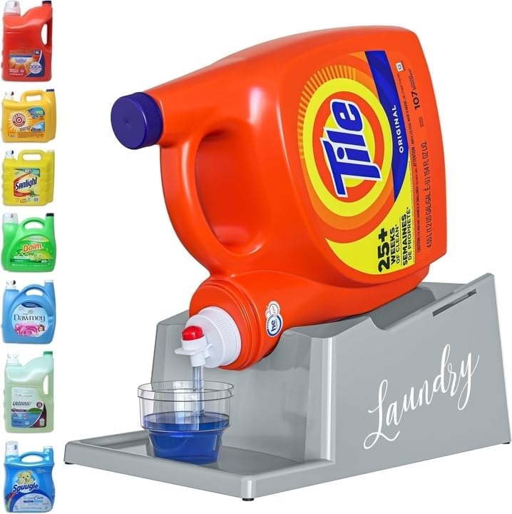 Amazon.com: Skywin Laundry Detergent Holder Stand Organizer and Drip ...