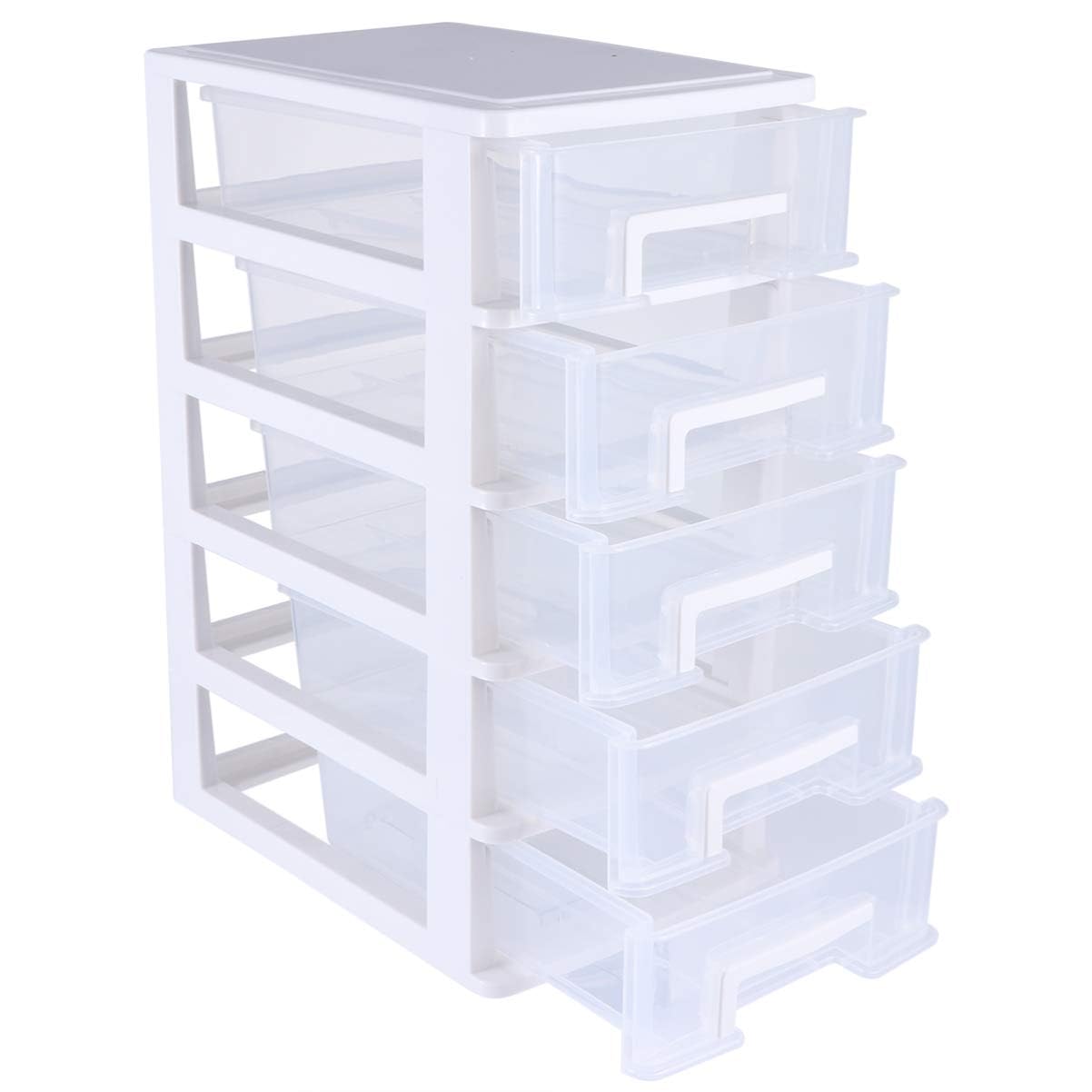 Amazon.com: Mini Plastic Drawer Storage - 5 Drawer Drawer Storage ...
