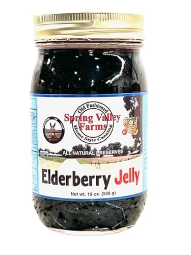 Amazon.com : Spring Valley Farms Elderberry Jelly All Natural Preserves ...