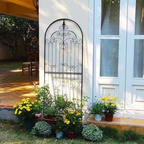 Amazon.com : SCENDOR Garden Trellis for Climbing Plants 70.8" H x 25.6 ...