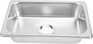 Kitchen Sink Single Bowl, 304 Stainless Rectangular RV Sink Embedded ...