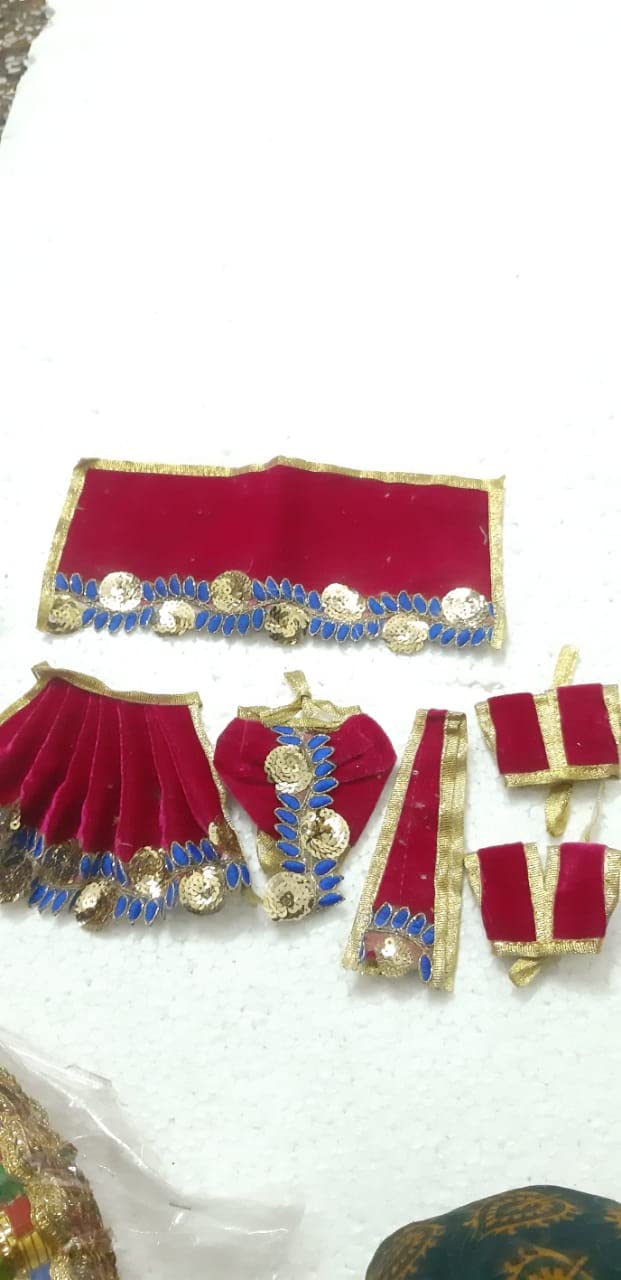 Buy kalindi Ganesha laxmi,Radha Krishna Dress,siyaram Dress, Deity ...