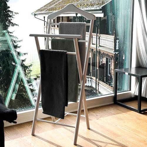 Staboos Stummer Diener aus Massiv Holz - klappbarer Herrendiener und ...