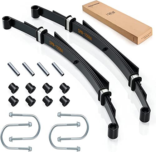 10L0L Heavy Duty Golf Cart Rear Leaf Spring Kit, with Bushings ...