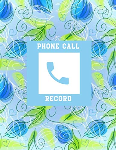 Phone Call Record: Voice Mail Telephone Record Memo Notebook Tracker ...