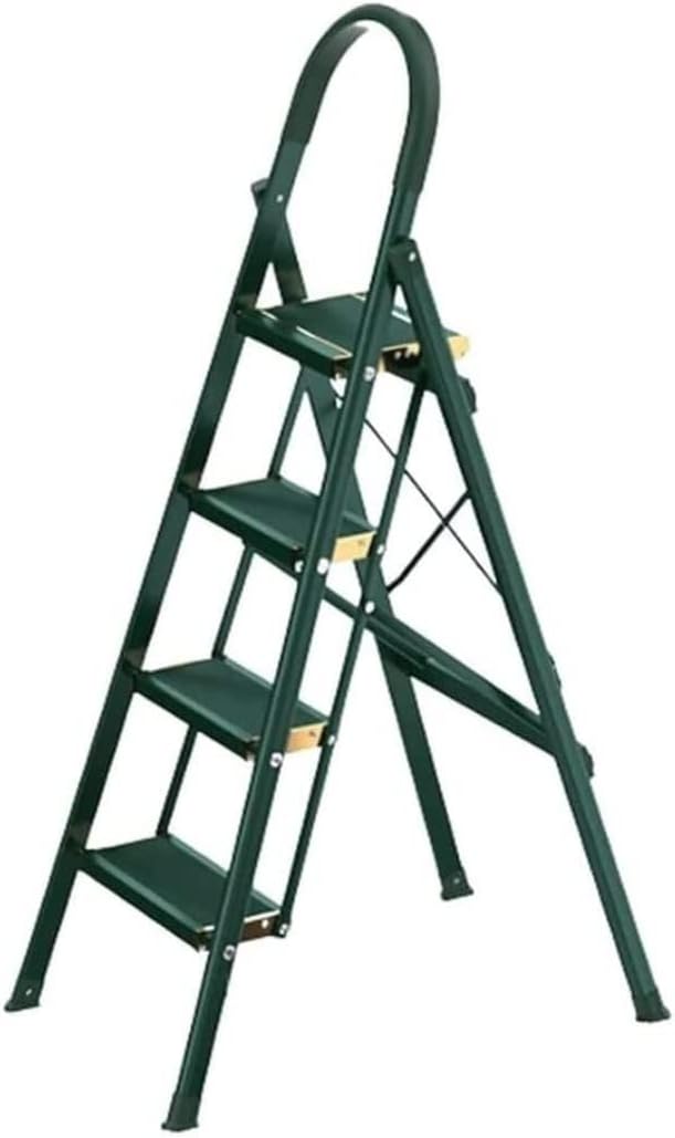 Step Ladder Tool Portable Folding Ladder with Armrests, Multipurpose ...