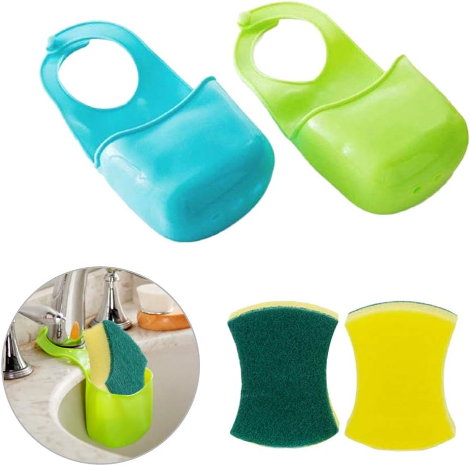 EQLEF Sponge Storage Box Rack Basket Wash Cloth Toilet Soap Shelf ...