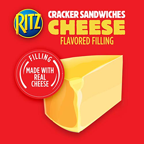 RITZ Cheese Sandwich Crackers, 48 Snack Packs (6 Boxes)