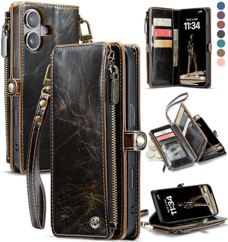 Amazon.com: Defencase Compatible with iPhone 17 Case Wallet with RFID ...