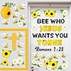Amazon.com: gisgfim Bee Jesus Bulletin Board Decorations Bee Who Jesus ...