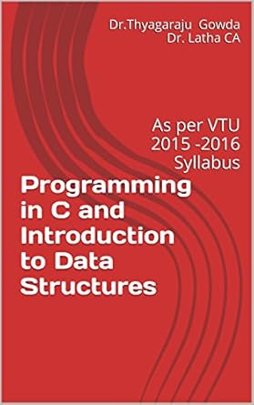Amazon.com: Programming in C and Introduction to Data Structures: As ...