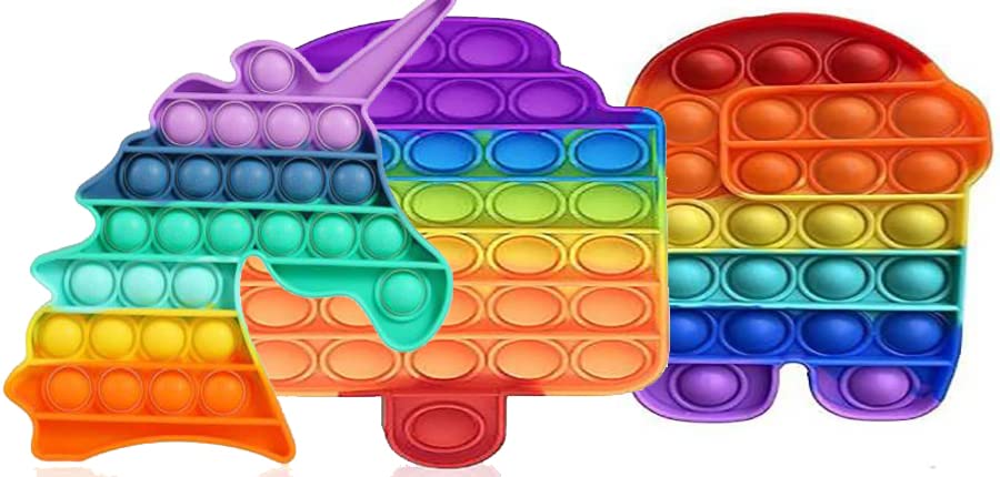 Buy Xcentax Robot pop it & pop it Ice Cream & pop it Horse popit 3 ...