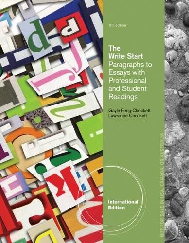 Amazon.com: The Write Start, Paragraph to Essay: With Student and ...