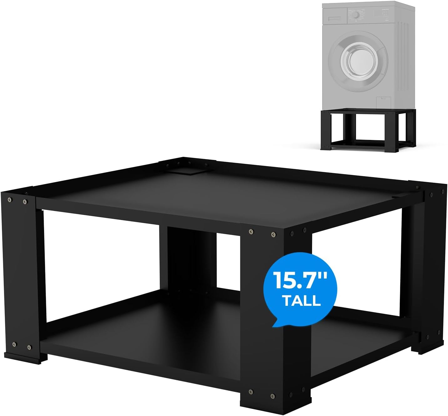 Amazon.com: SKM Washer and Dryer Stand Fit 27 and 28 Inch - Laundry ...