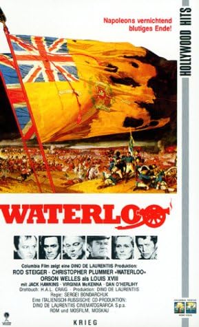 Waterloo [VHS] : Rod Steiger, Christopher Plummer, Orson Welles, Jack ...