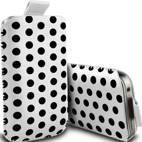 Amazon.com: Nokia 113 Pull Tab Polka Dot Case PU Leather Pocket Pouch ...