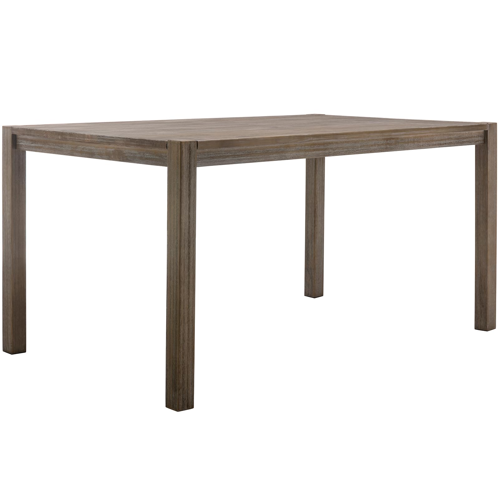 Amazon.com - chairus Wood Dining Table, 59 Inches Farmhouse Rectangle ...