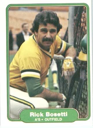 Amazon.com: 1982 Fleer Baseball Card #88 Rick Bosetti : Collectibles ...