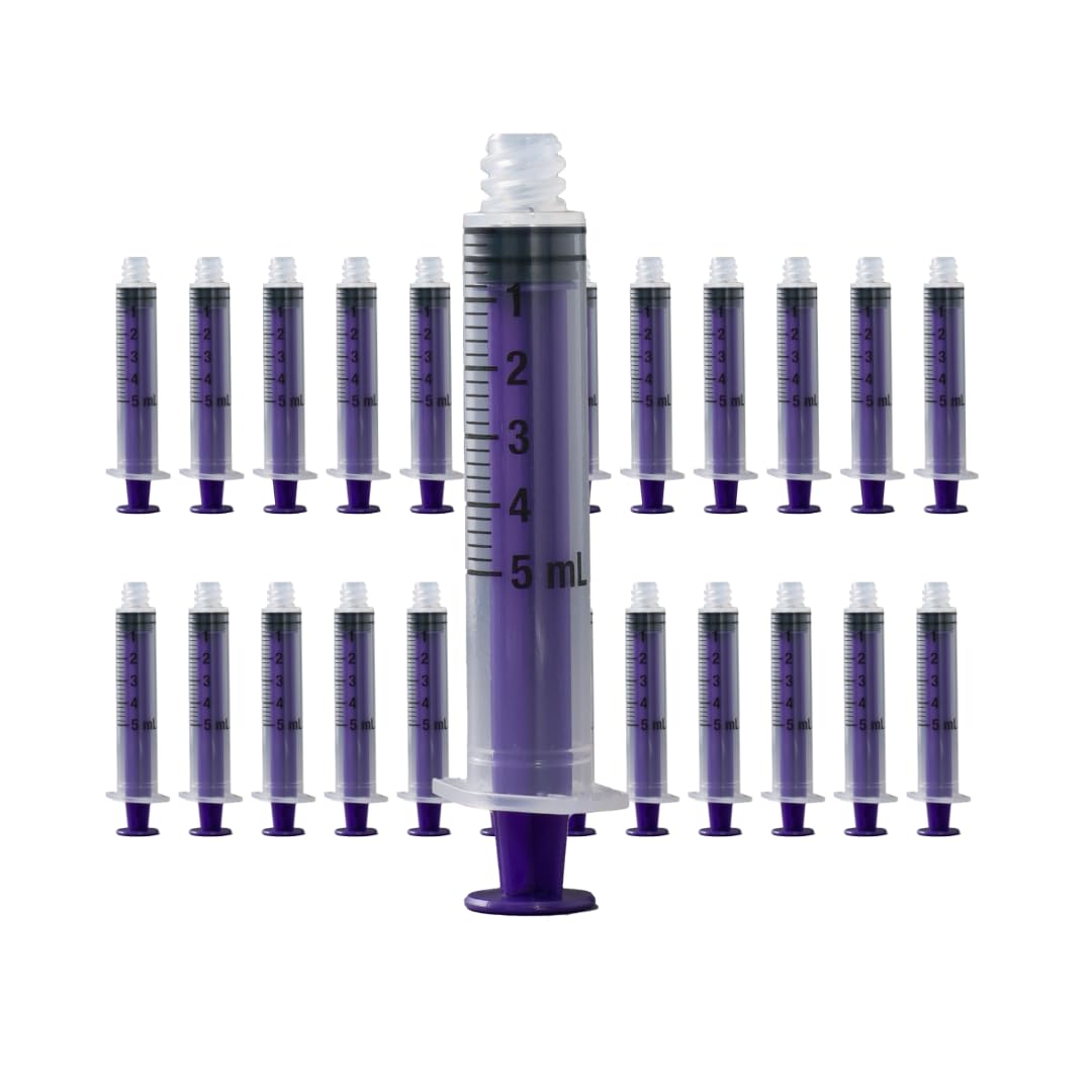 Amazon.com: Vesco Medical ENFit Standard Tip Syringes, 5ml (Pack of 25 ...