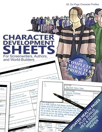 Character Development Sheets (Blank Expressions): 20, Six-Page ...