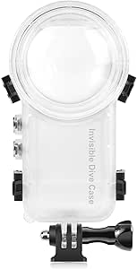 Amazon.com : Invisible Dive Case for Insta360 X4, 50m/164ft Waterproof Case Underwater Diving ...