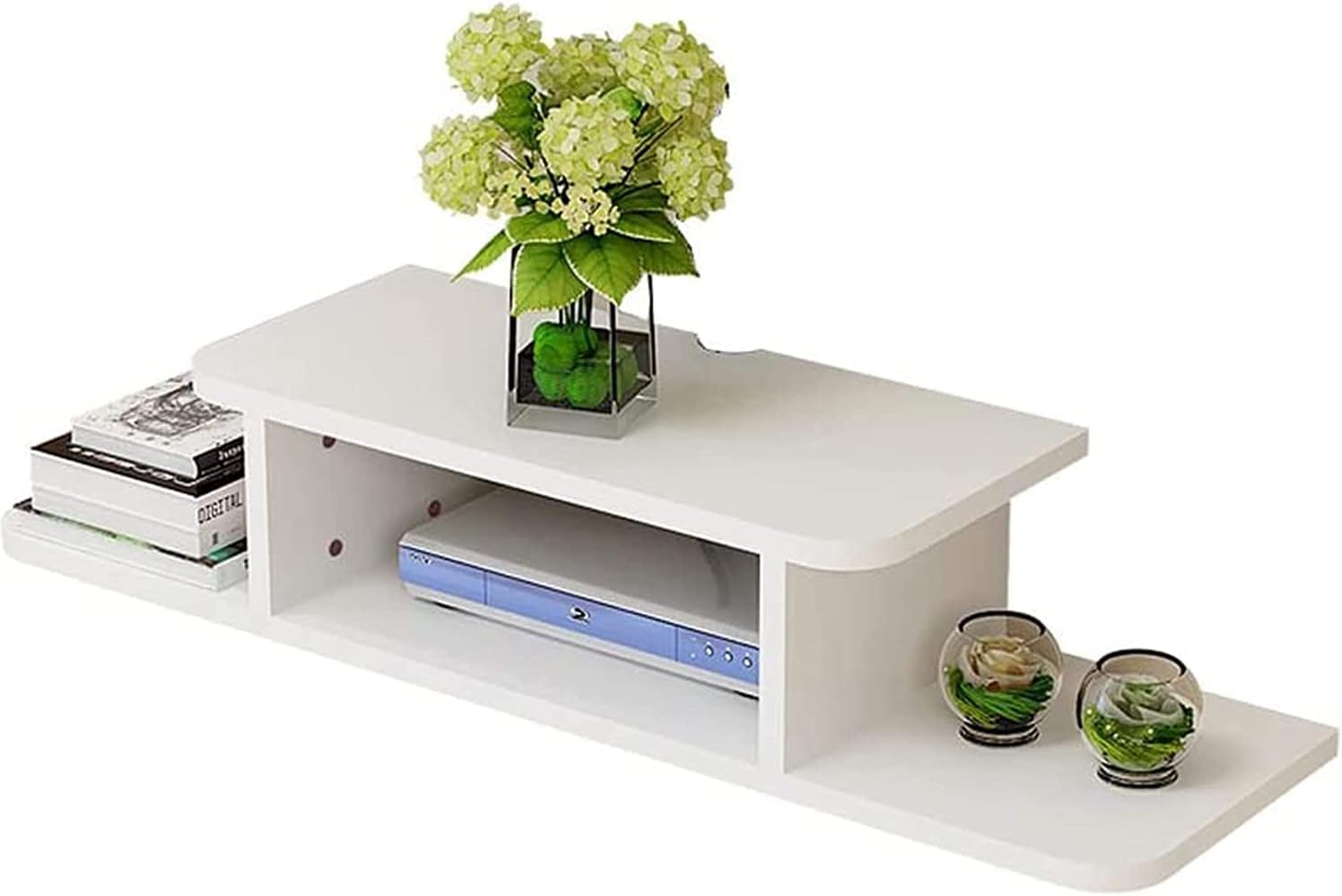 WiFi Router Storage Box Floating Tv Stand Tv Shelf, Floating Media ...