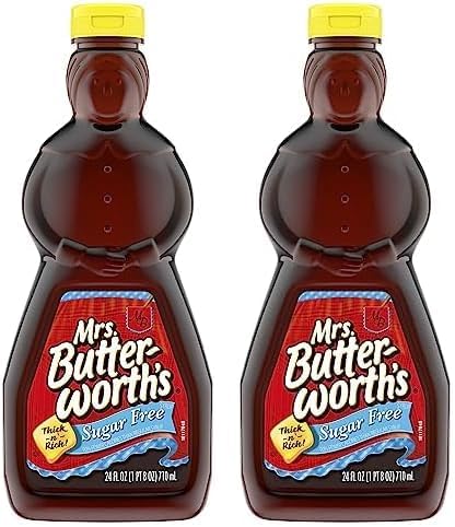 Amazon.com: Mrs. Butterworth's Thick and Rich Sugar Free Pancake Syrup ...
