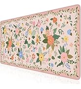 Amazon.com: HAOCOO Desk Matt for Desktop,Cute Mouse Pad, Floral Desk ...