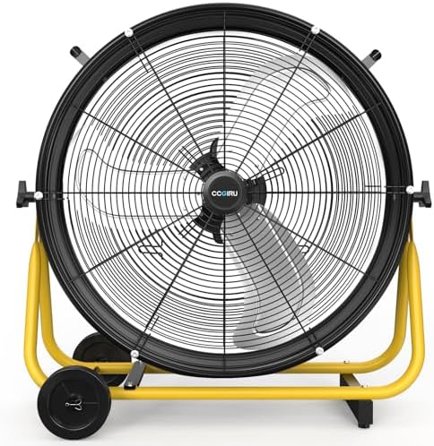 Amazon.com: NEXAIR 24 Inch High-Velocity Industrial Metal Drum Fan, 3 ...
