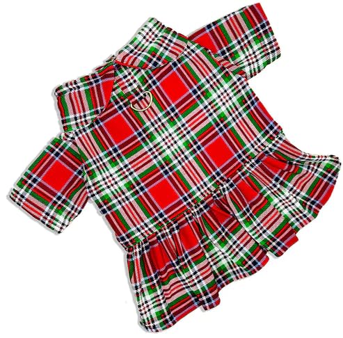 Wrap In Fur Dog Winter Frock, Dog Woolen Frock, Dog Frock for Winter (L ...