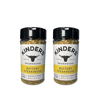 Amazon.com : Kinders Buttery Steakhouse Seasoning, 9.5 Ounce, 2 Pack ...