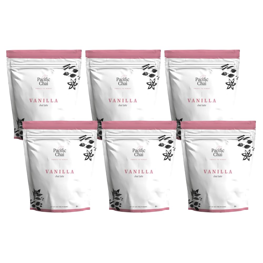Amazon.com : Pacific Chai, Vanilla Chai Latte Powder by Indulgent Foods ...