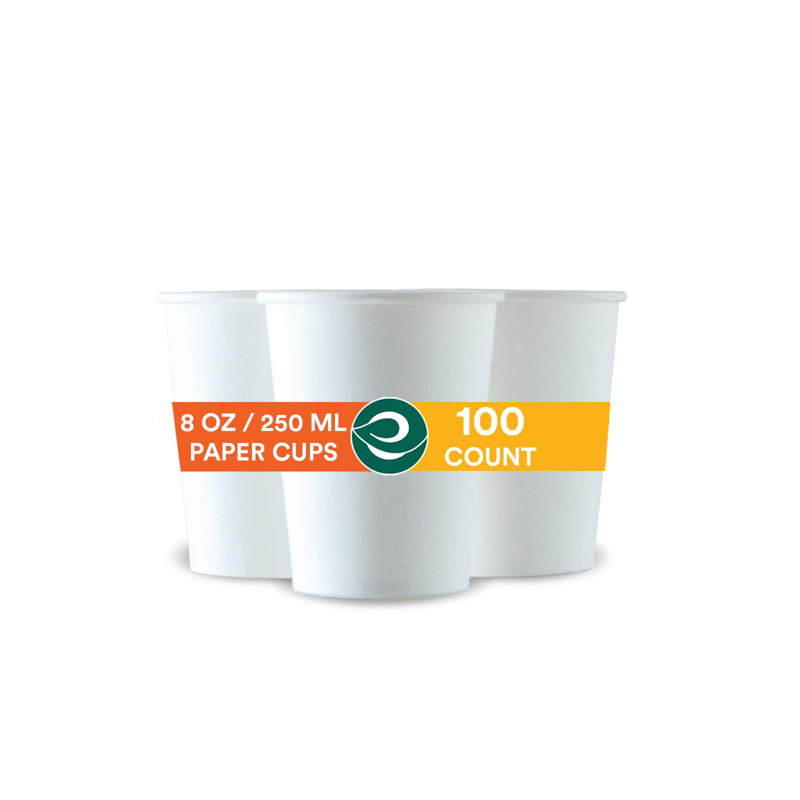 ECO SOUL [250 Ml, 100 Count Biodegradable Paper Cups|Eco-Friendly ...