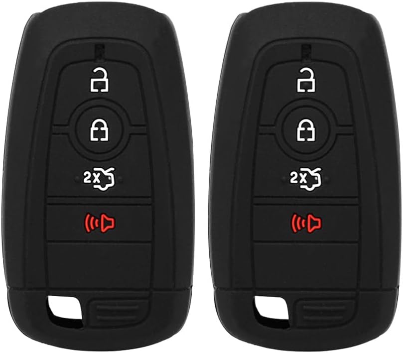 Amazon.com: Suvnie 2 PCS Silicone Key Fob Cover, Smart 5 Button Key Fob ...