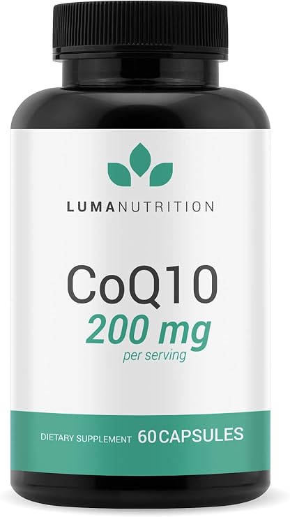 Amazon.com: CoQ10 200mg Liquid Capsules - CoQ10 200mg Softgels ...