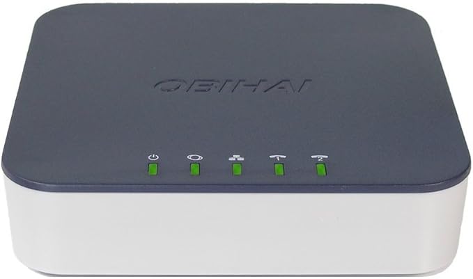 Amazon.com: Obihai Technology OBI302 VoIP Telephone Adapter with 2 ...