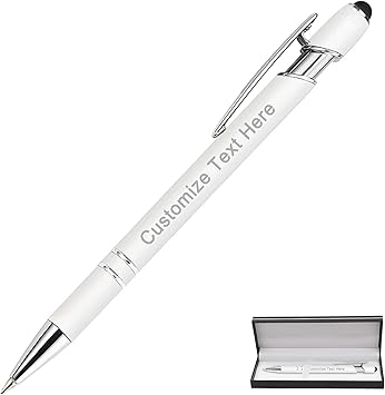 Amazon.com : SKartam Personalized Pens Bulk with Stylus Tip Custom ...