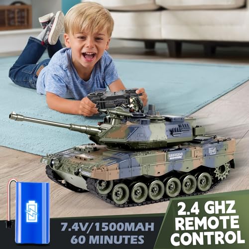 1:18 Remote Control Tank, German Leopard II RC Tank - Scale Model Kits ...