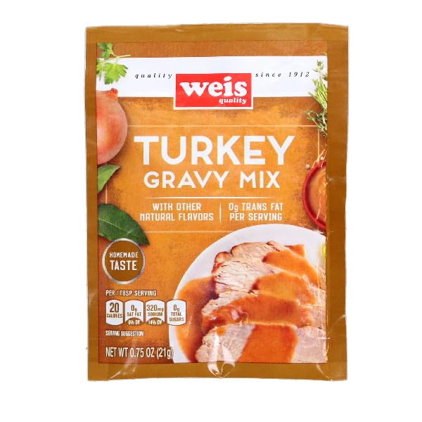Amazon.com : Weis Quality, Turkey Gravy Mix, 0.75 Ounce : Grocery ...