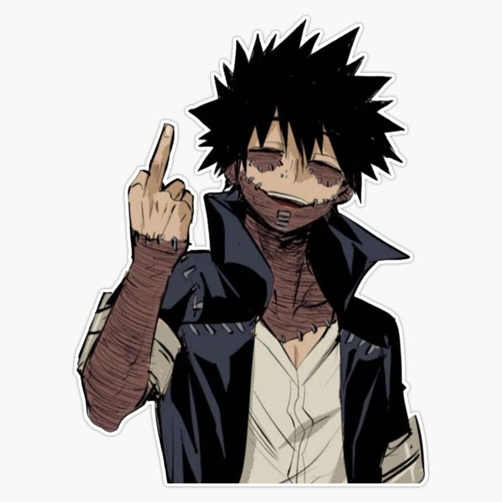 Amazon.com - Dabi anime fan art monga Sticker Bumper Sticker Vinyl Decal 5"